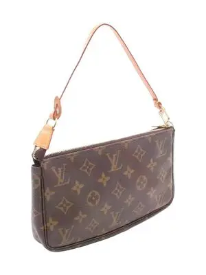 LOUIS VUITTON Monogram Pochette Accessories Shoulder Bag - Brown