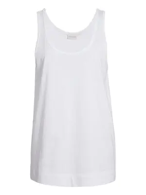 Dries Van Noten Hevila Cotton Tank Top - White