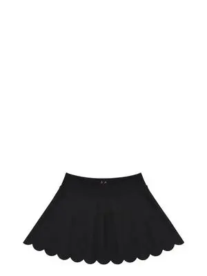 ALTRA VOLTA Smiley Tennis Skirt - Black