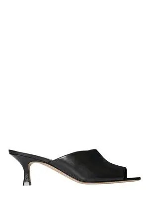 THE ROW The Row Ella Leather Kitten Mules