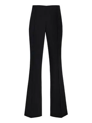 THE ROW Fabien Low-rise Silk Flared Pants - Black