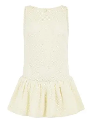 HARRIS TAPPER Exclusive Sirius Lace Peplum Top - Ivory