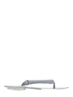Alaïa ALAÏA Thong Mules With Tapered Heel Metallic