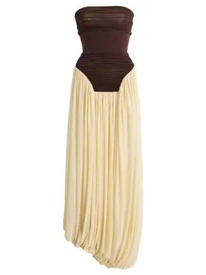 MAYGEL CORONEL Maxi Dress With Bustier Bodice - Multi