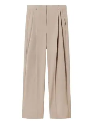 Stella McCartney Pleated Wool Trousers - Multicolor