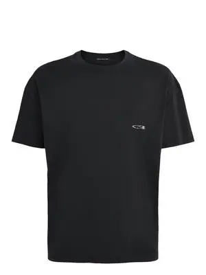 COLE BUXTON Cotton Surf T-shirt - Black