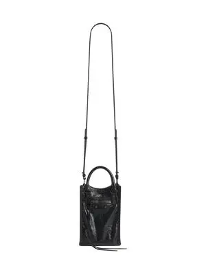 Balenciaga Le City Tote Phone Holder - Black