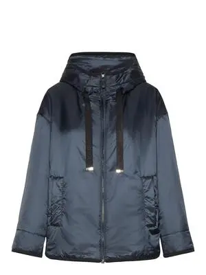 Max Mara Hooded Padded Jacket - Navy