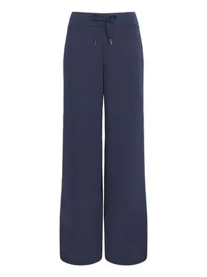 Spanx Airessentials Wide-leg Sweatpants - Navy