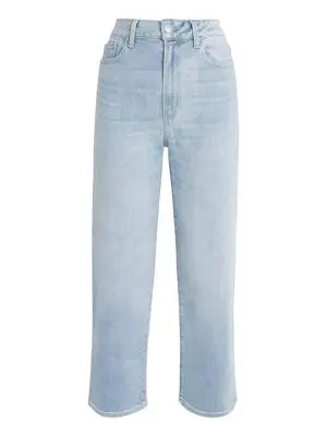 Paige Paige Cropped Anessa Wide-Leg Jeans Blue