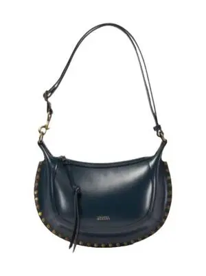 Isabel Marant Étoile Oskan Stud Embellished Shoulder Bag - Black
