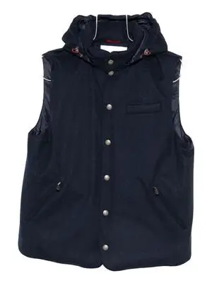 Brunello Cucinelli Wool Padded Vest - Multicolor