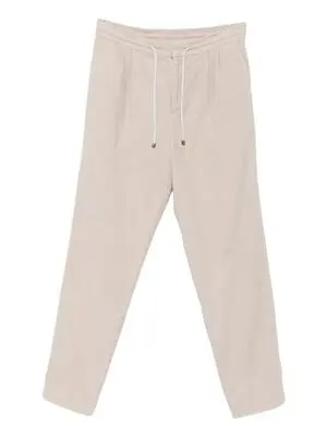 Brunello Cucinelli Corduroy Drawstring Trousers - Multicolor