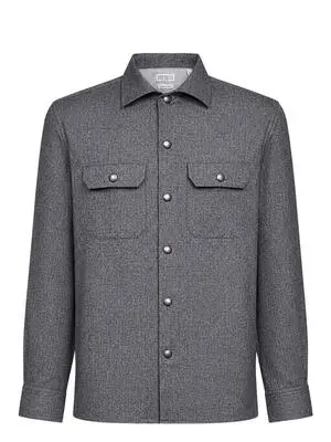 Brunello Cucinelli Wool Shirt - Multicolor