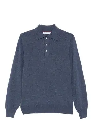 Brunello Cucinelli Cashmere Polo Shirt - Multicolor
