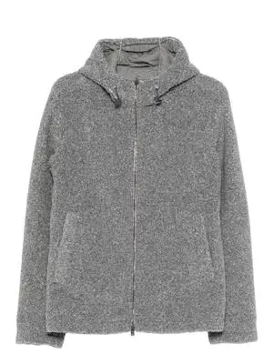 Herno Hooded Zip-up Coat - Multicolor