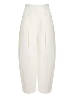 Alaïa Wool-blend Balloon Trousers - Red