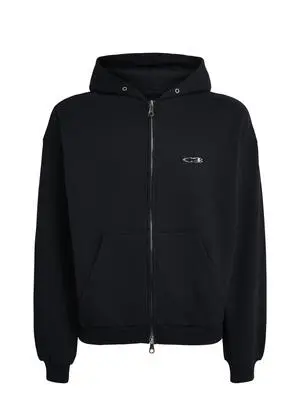 COLE BUXTON Cotton Surf Hoodie - Navy