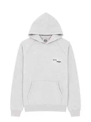 A.p.c. Logo Hoodie - Grey