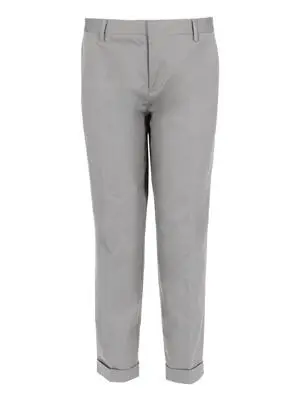 Dsquared2 Tailored Cotton Trousers - Grey