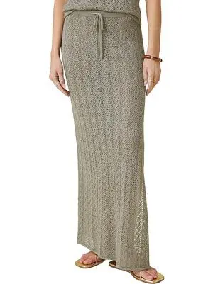 Splendid Eleni Sweater Skirt - Eucalyptus