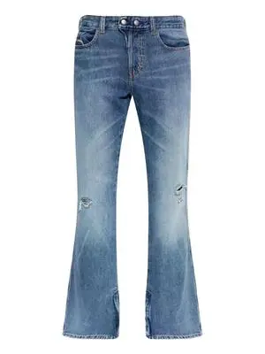DIESEL® Distressed Flared Jeans