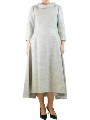 SUE LONDON Blythe Midi Dress - Grey