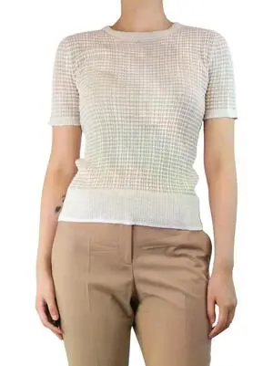 Rag & Bone Striped Rib-knit Top - Neutrals