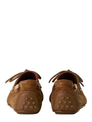 Karl Lagerfeld Ariella Faux-pearl Loafers - Brown