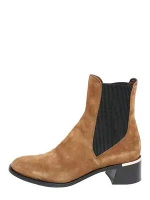 JIMMY CHOO Suede Ankle Boots - Brown