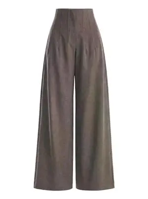 Monse Corset-style Wide-leg Trousers - Grey