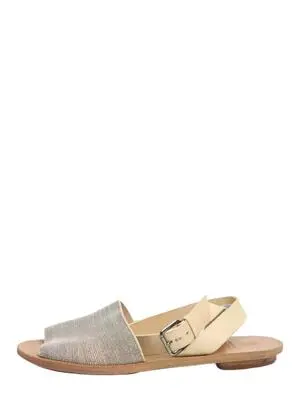 Brunello Cucinelli Diamante Buckle-fastening Sandals - Neutrals