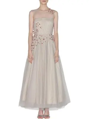 LIA COHEN Lia Cohen Embrace Beaded Tulle Gown