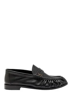Saint Laurent Le Loafer 15 Leather Loafers - Black
