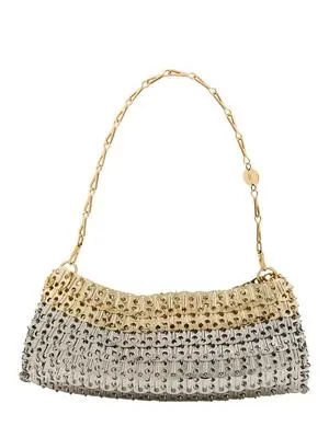 Rabanne 1969 Skyline Two-tone Disc Shoulder Bag - Silver