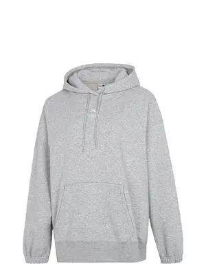 PUMA Classics Oversized Embroidered Logo Hoodie - Grey