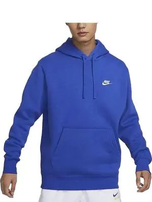 Nike Club Fleece Pullover Hoodie - Blue