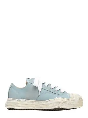 Mihara Yasuhiro Hank Og Sole Shrink Leather Low - Blue