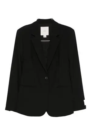 Calvin Klein Single-breasted Notch Lapel Blazer - Black