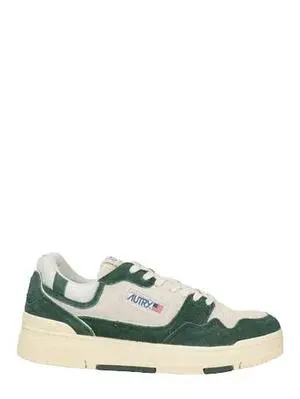 AUTRY Leather And Textile Low-top Sneakers - Green