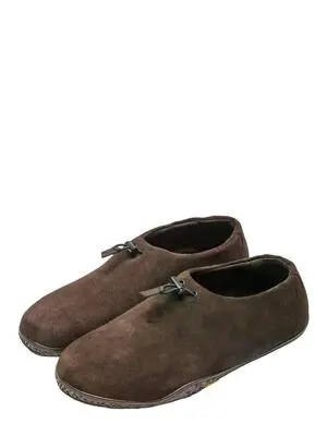 Suicoke Leather Slip-on Sneakers - Brown