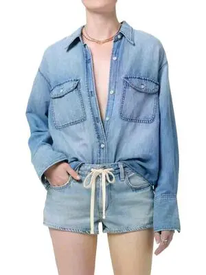 Citizens Of Humanity Emjay Double-pocket Shirt - Blue