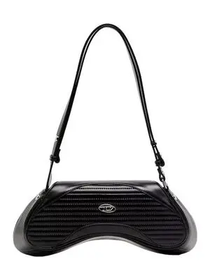 DIESEL® Quilted Shoulder Bag - Black