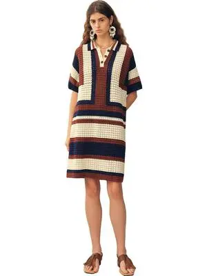 Fabrique Louise Crochet Knit Dress - Multicolor