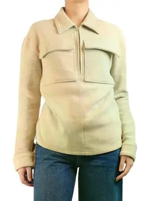 VICTORIA BECKHAM Victoria Victoria Beckham Half-Zip Pocket Sweater