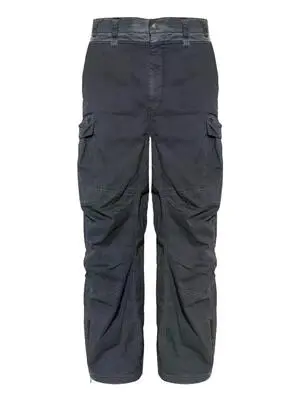 DIESEL® Multi-pocket Zip-detail Cargo Pants - Grey