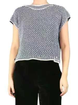 Carolina Herrera Sleeveless Knit Blouse - Blue
