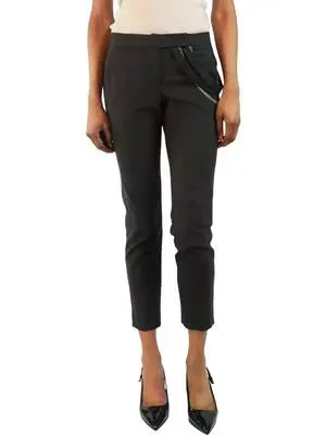 Brunello Cucinelli Monili Chain Detail Cropped Trousers - Grey