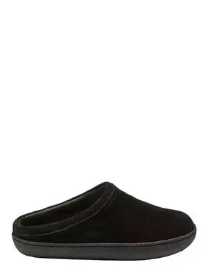 Suicoke Leather Slippers - Black
