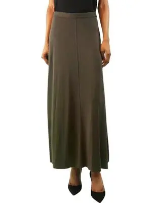 TOTEME Khaki Maxi Skirt - Green